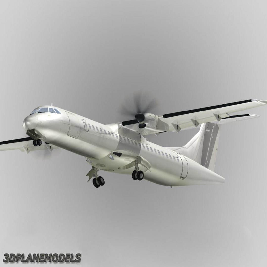 3d Atr 72-500 Generic White