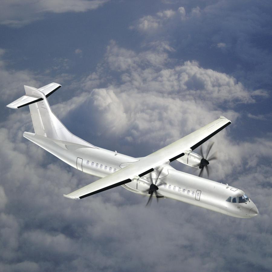 3d atr 72-500 generic white