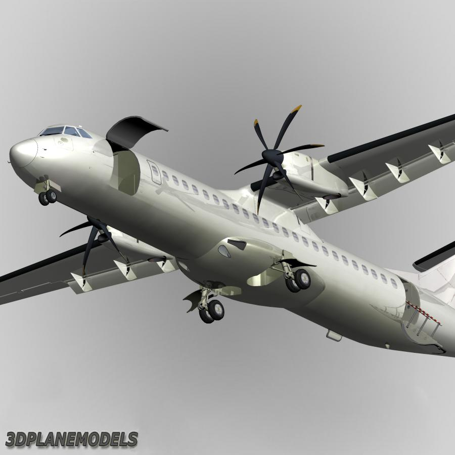 3d atr 72-500 generic white