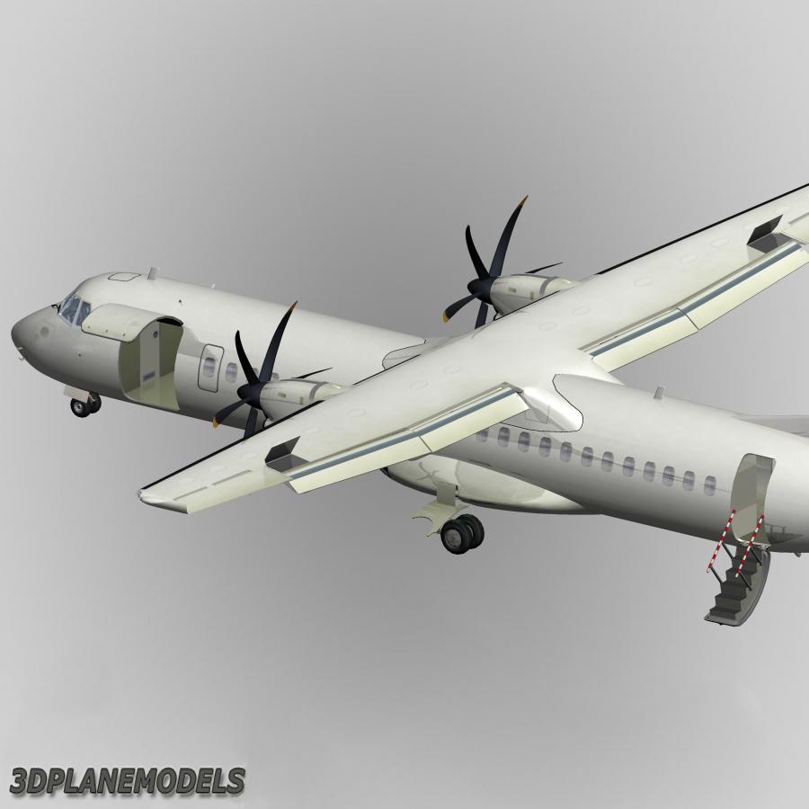 3d atr 72-500 generic white