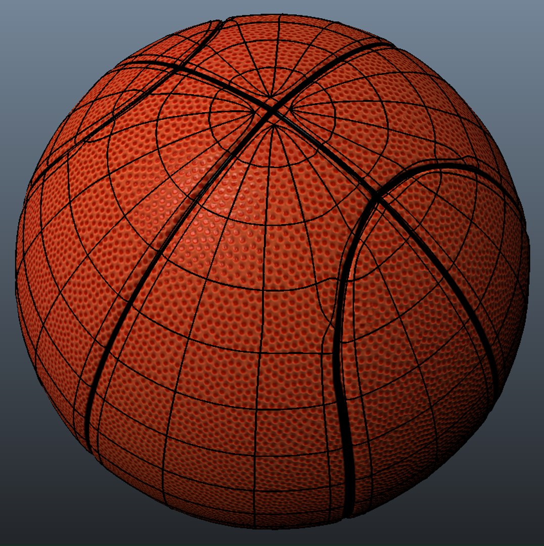 Simple Basketball 3d Obj