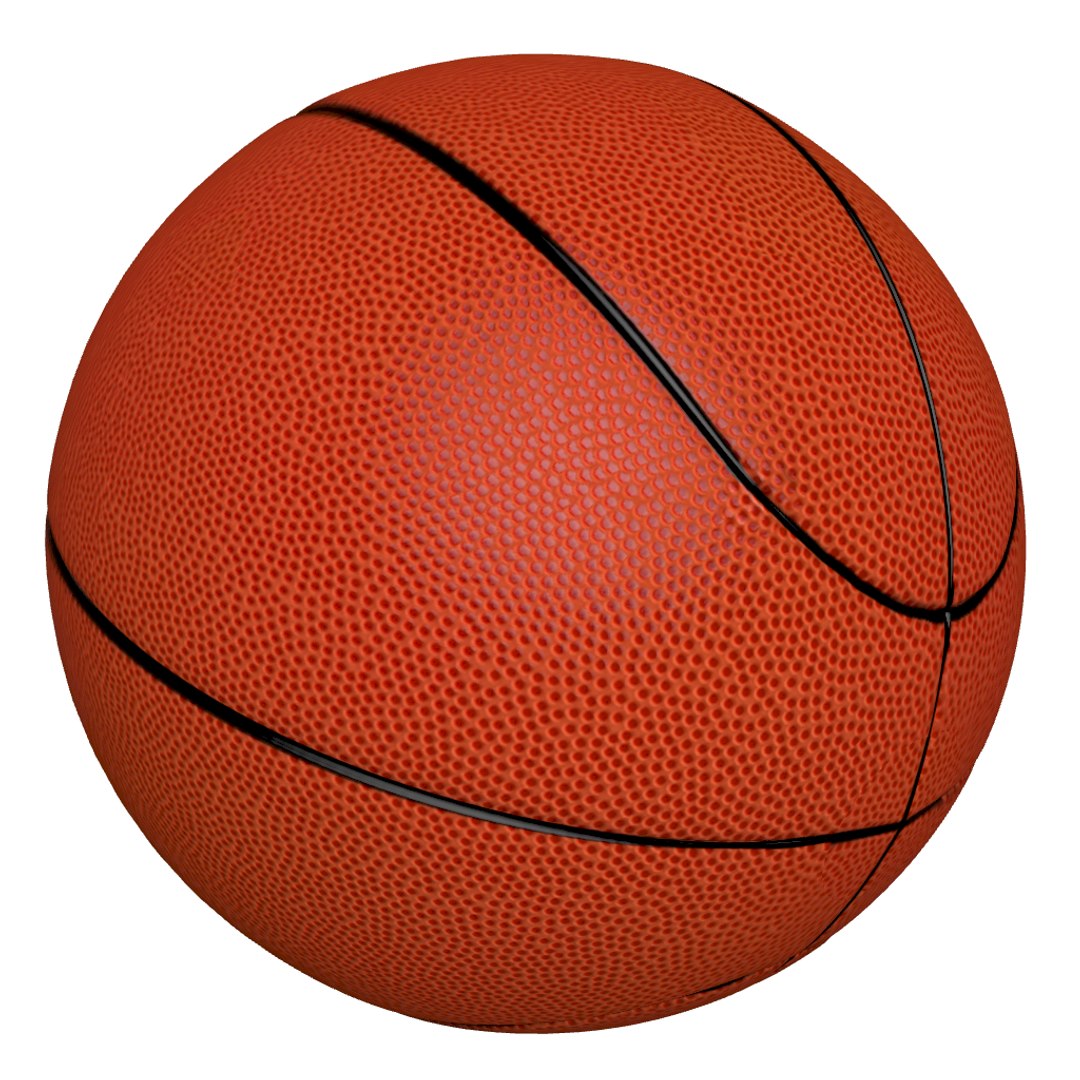 simple basketball 3d obj