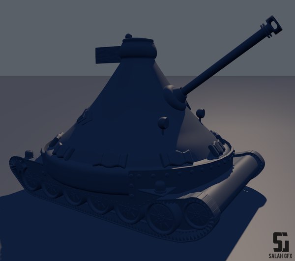 3d tank tajin model