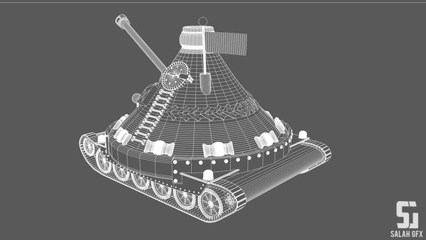 3d tank tajin model