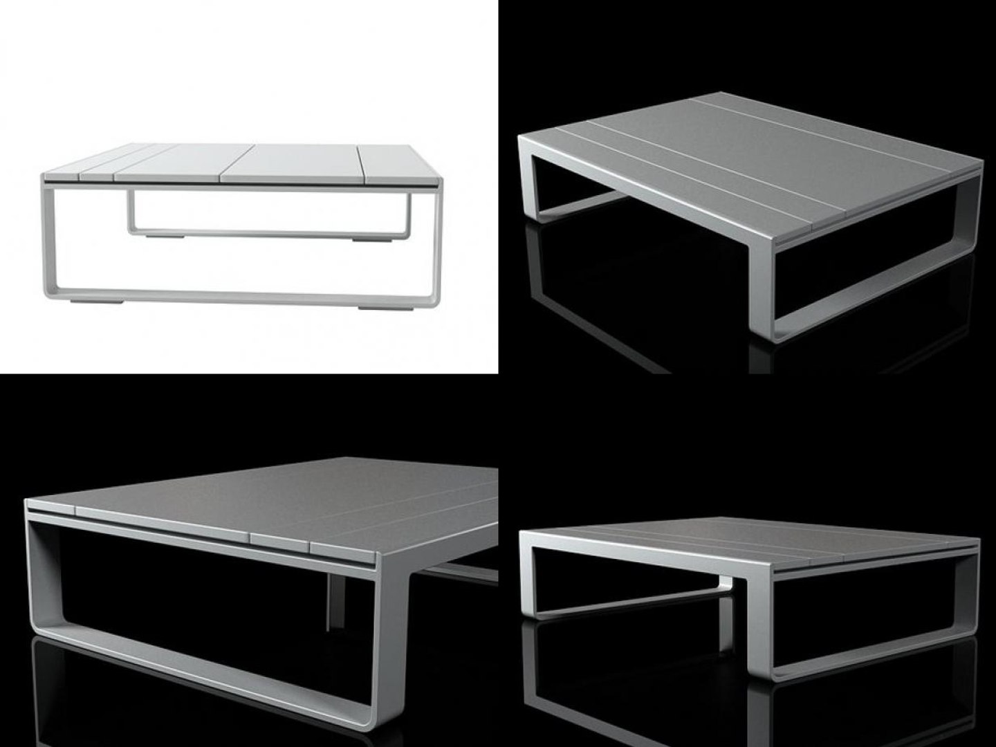 Flat Tables 3D Model - TurboSquid 1180508