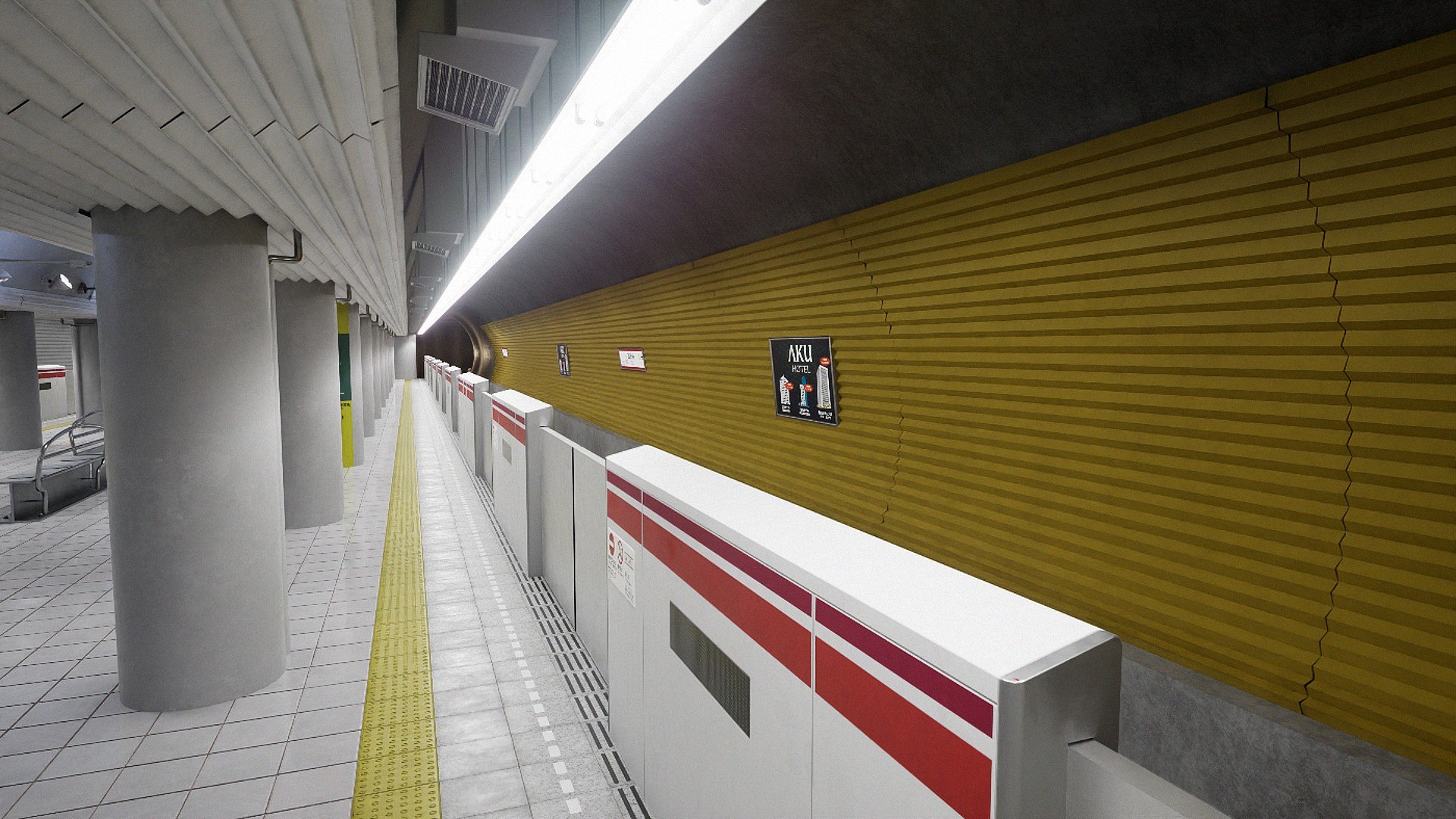 3D Model Tokyo Metro Station 01 - TurboSquid 2137683