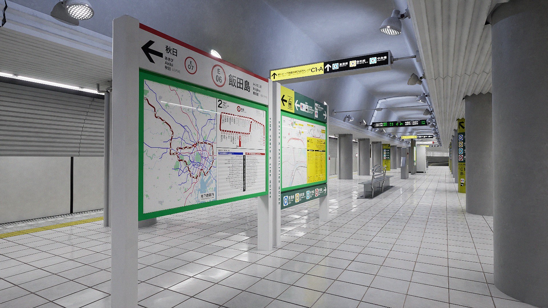 3D model Tokyo Metro Station 01 - TurboSquid 2137683