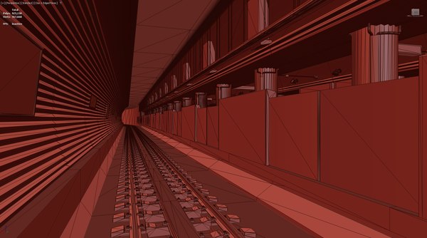 modelo 3d Estación de metro de Tokio 01 - TurboSquid 2137683