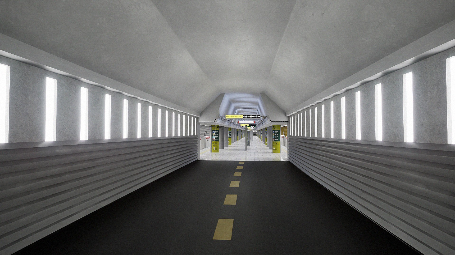 3D model Tokyo Metro Station 01 - TurboSquid 2137683