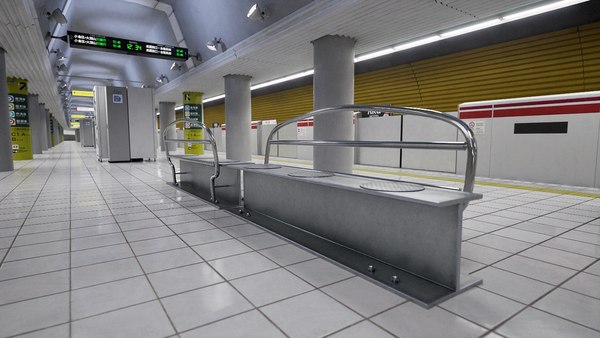 東京メトロ駅013Dモデル - TurboSquid 2137683