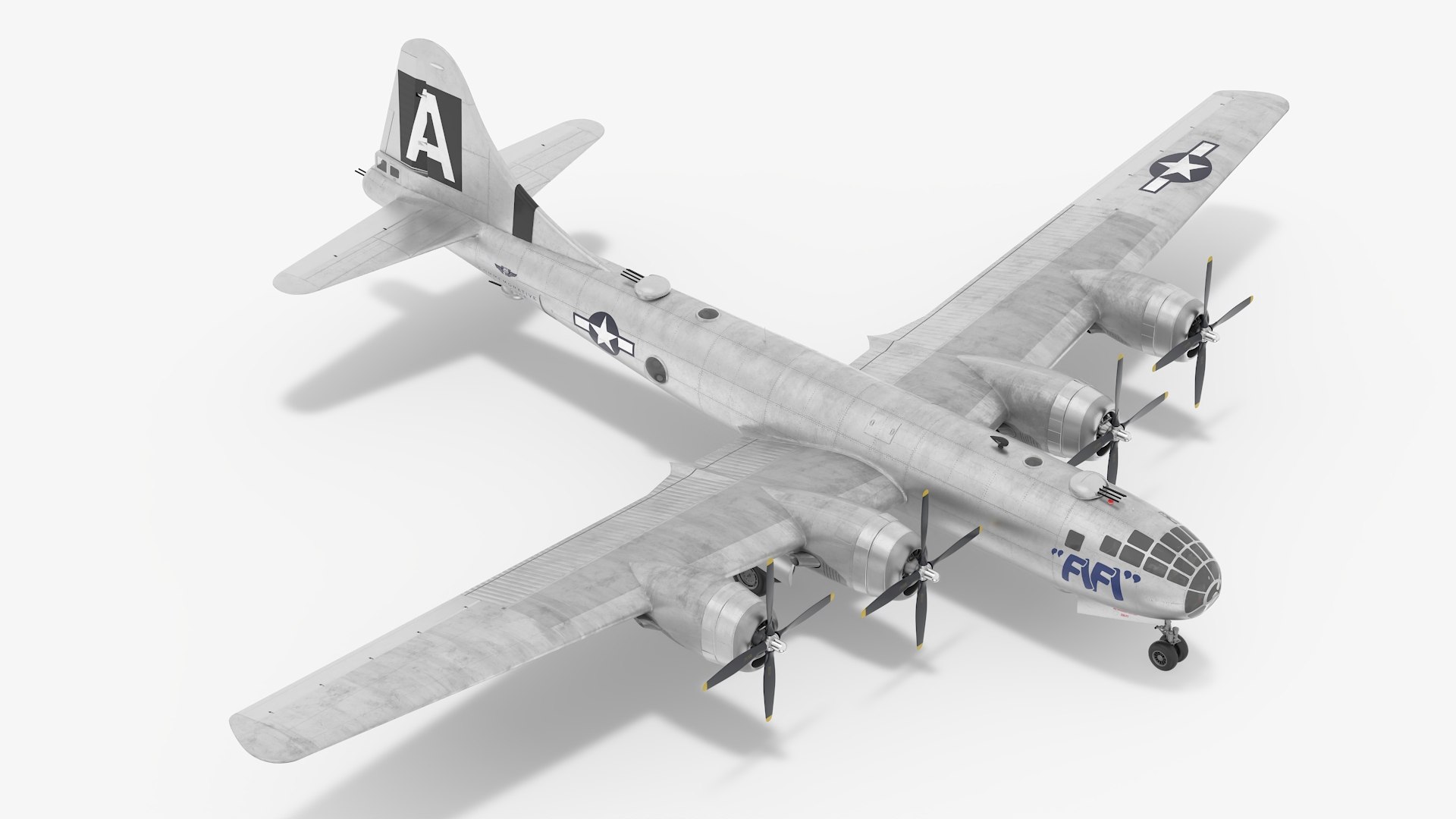Boeing B-29 FIFI 3D Model - TurboSquid 2379519