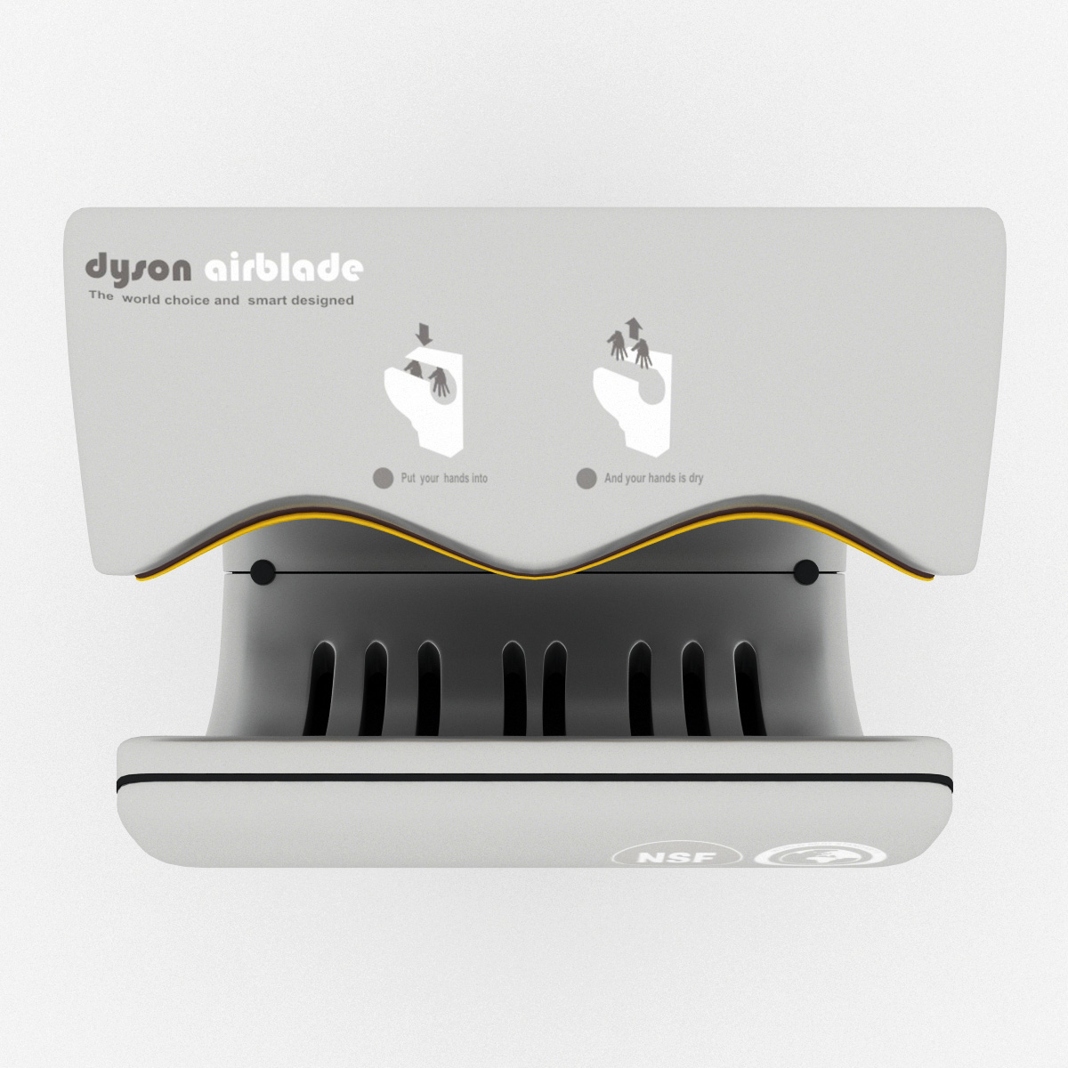 max dyson airblade hand dryer