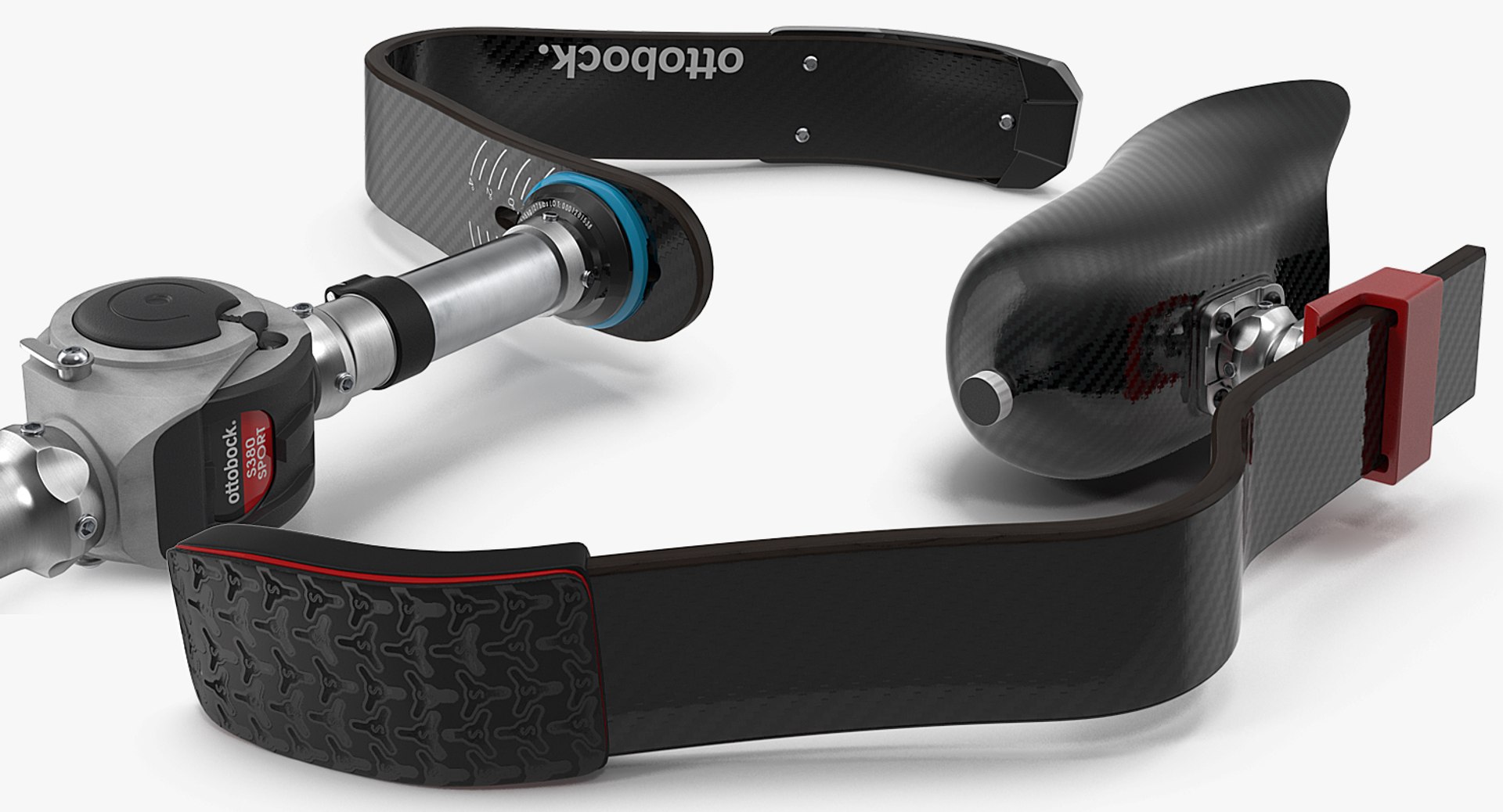 Knee fitness prosthetics set 3D model - TurboSquid 1301011