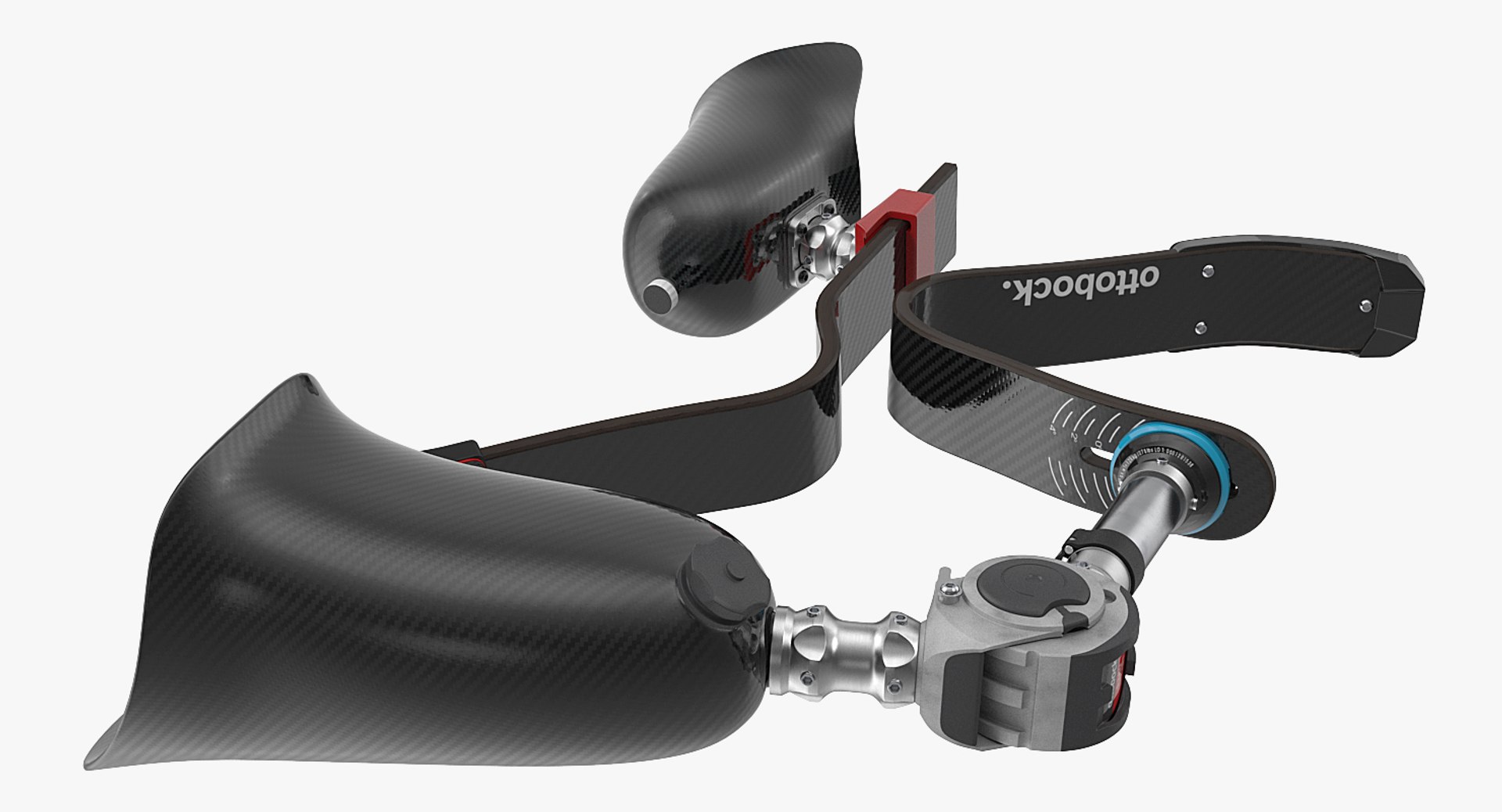 Knee fitness prosthetics set 3D model - TurboSquid 1301011