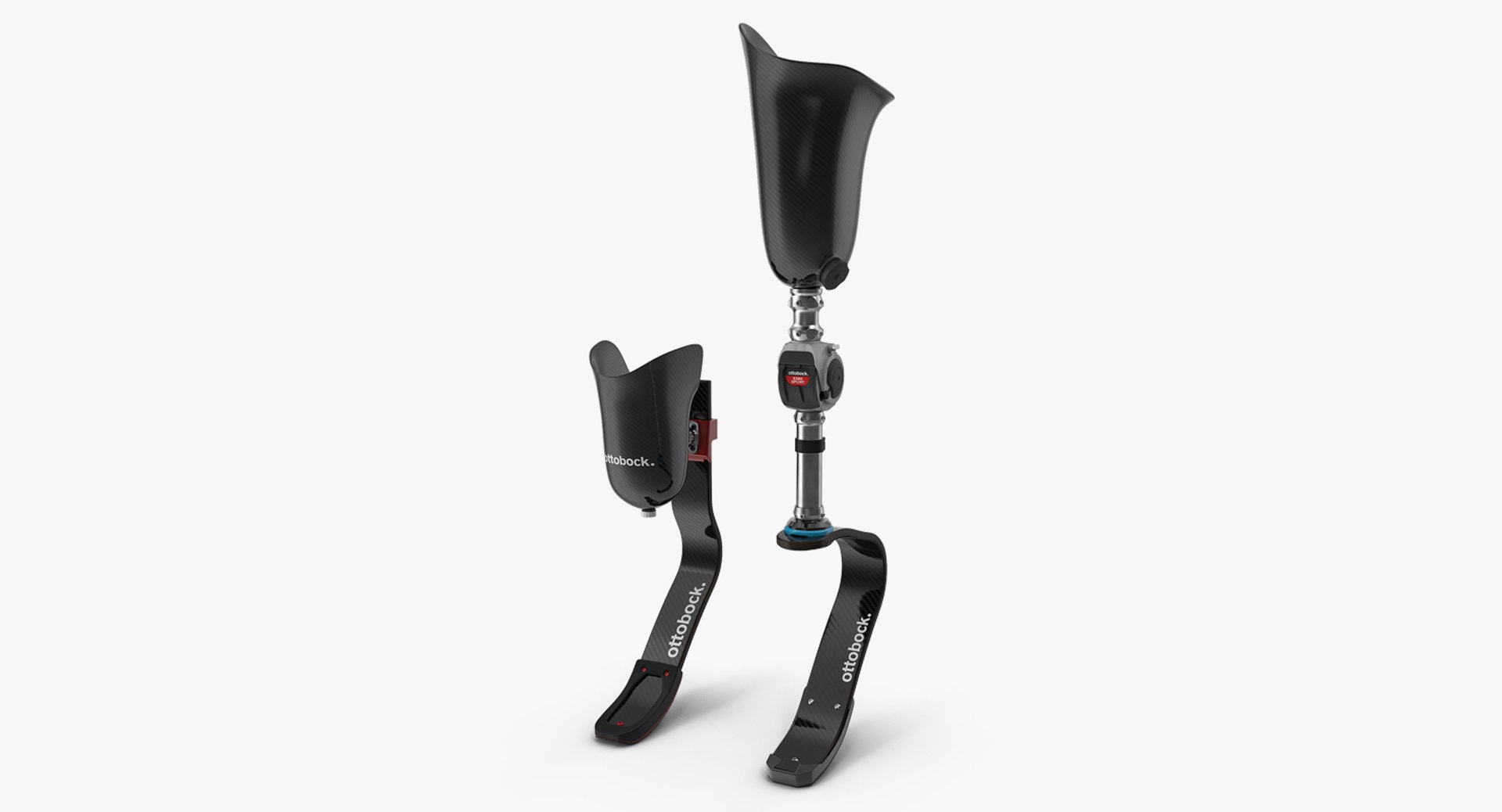 Knee Fitness Prosthetics Set 3D Model - TurboSquid 1301011