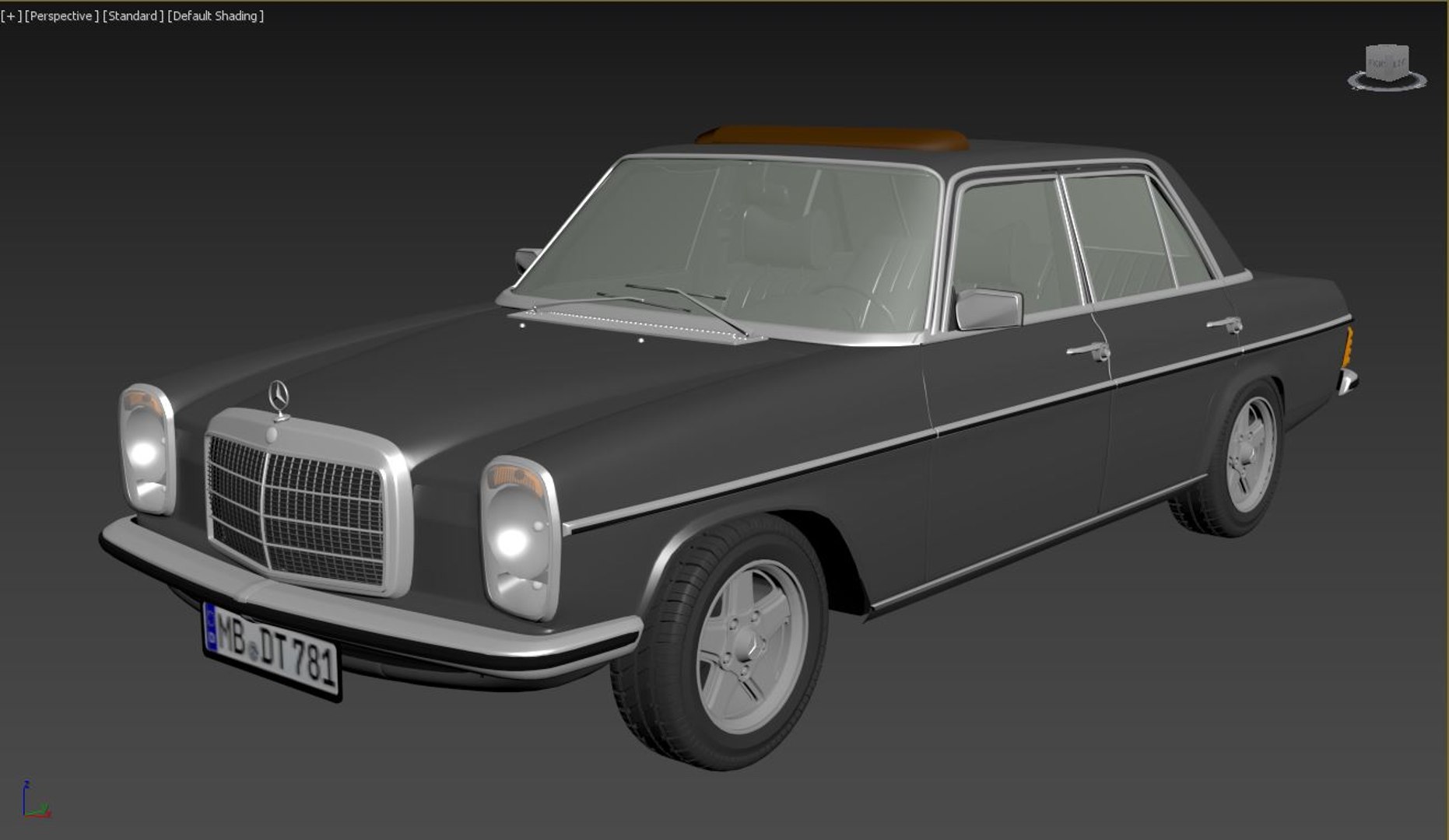 3D 1968-1975 Mercedes Benz W115 - TurboSquid 2019874