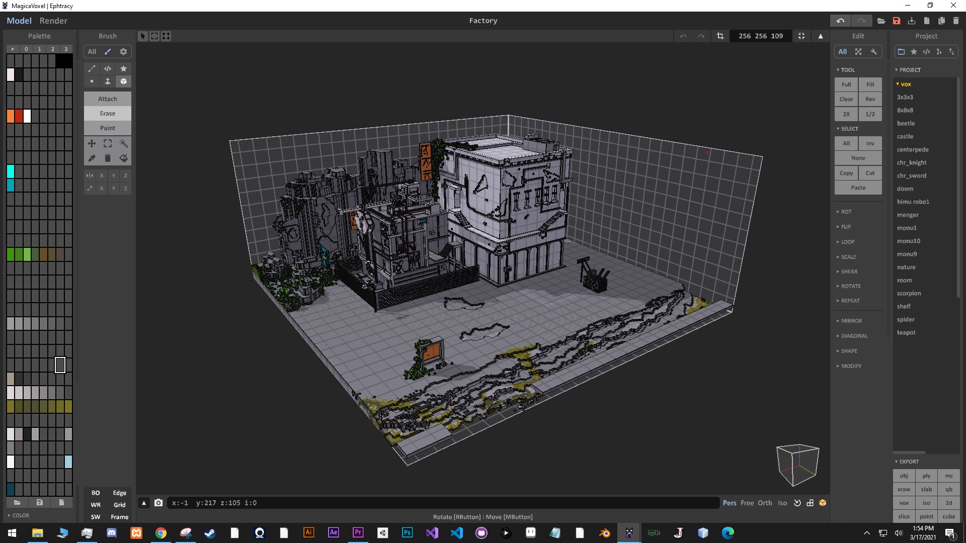 3D Model Voxel Factory - TurboSquid 1705970