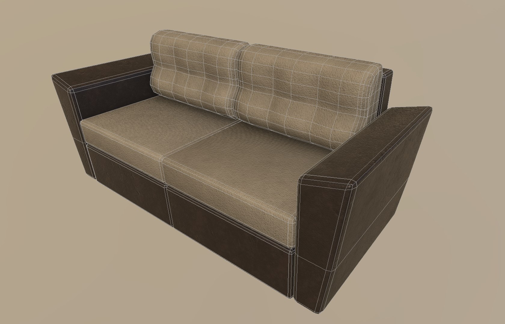 Sofa Leather Textile 3D Model - TurboSquid 1178063