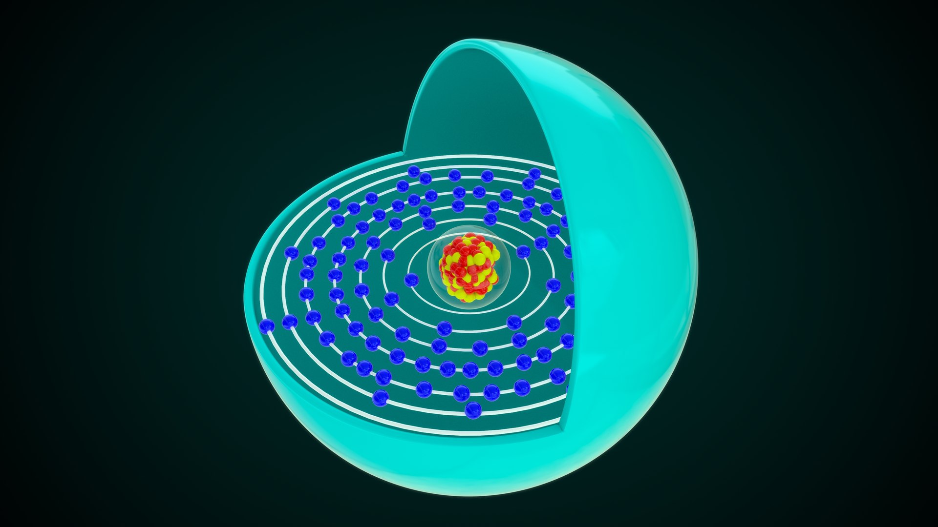 Rutherfordium Chemical Element Model - TurboSquid 2143695