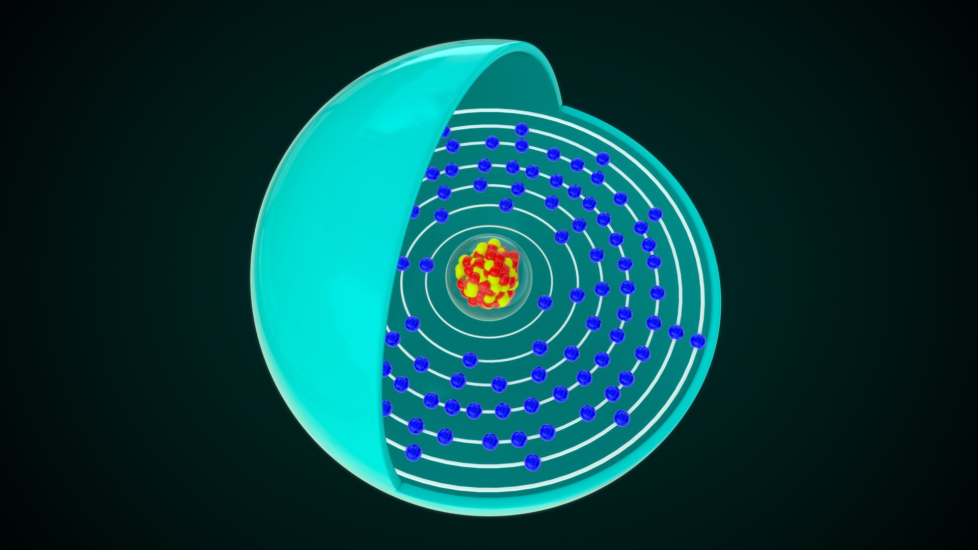 Rutherfordium Chemical Element Model - TurboSquid 2143695
