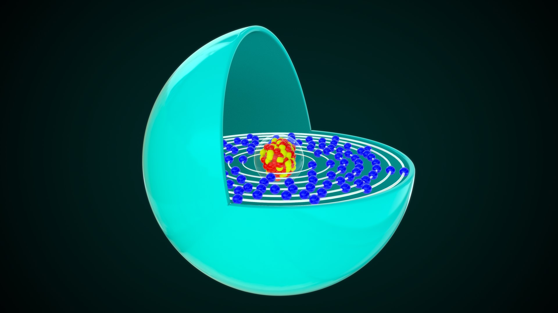 Rutherfordium Chemical Element Model - TurboSquid 2143695