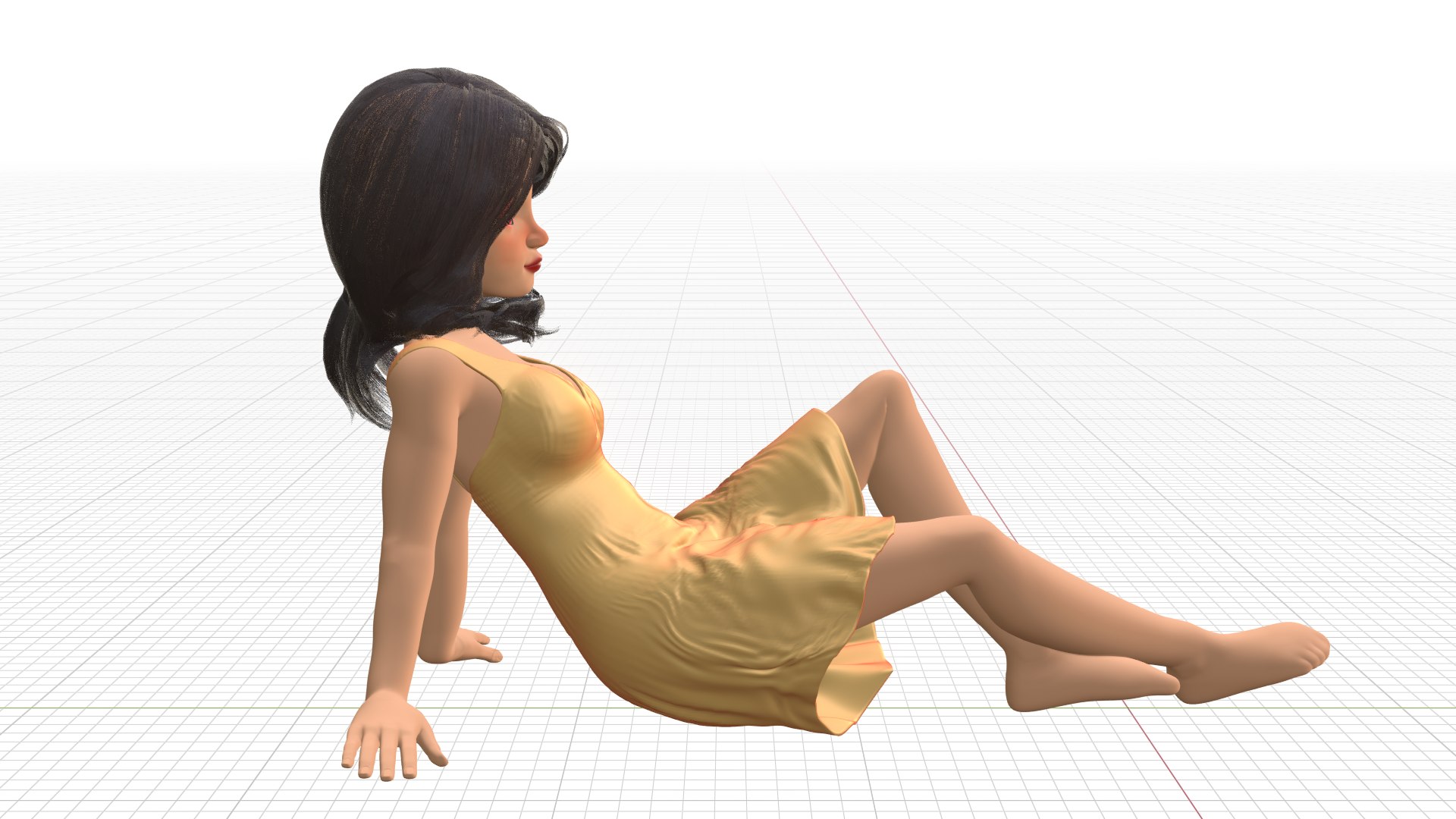 3D Model Women Character - TurboSquid 2320549