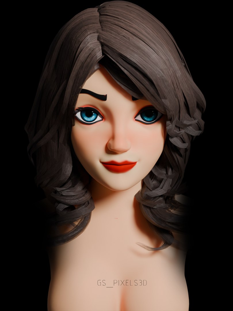 3D Model Women Character - TurboSquid 2320549
