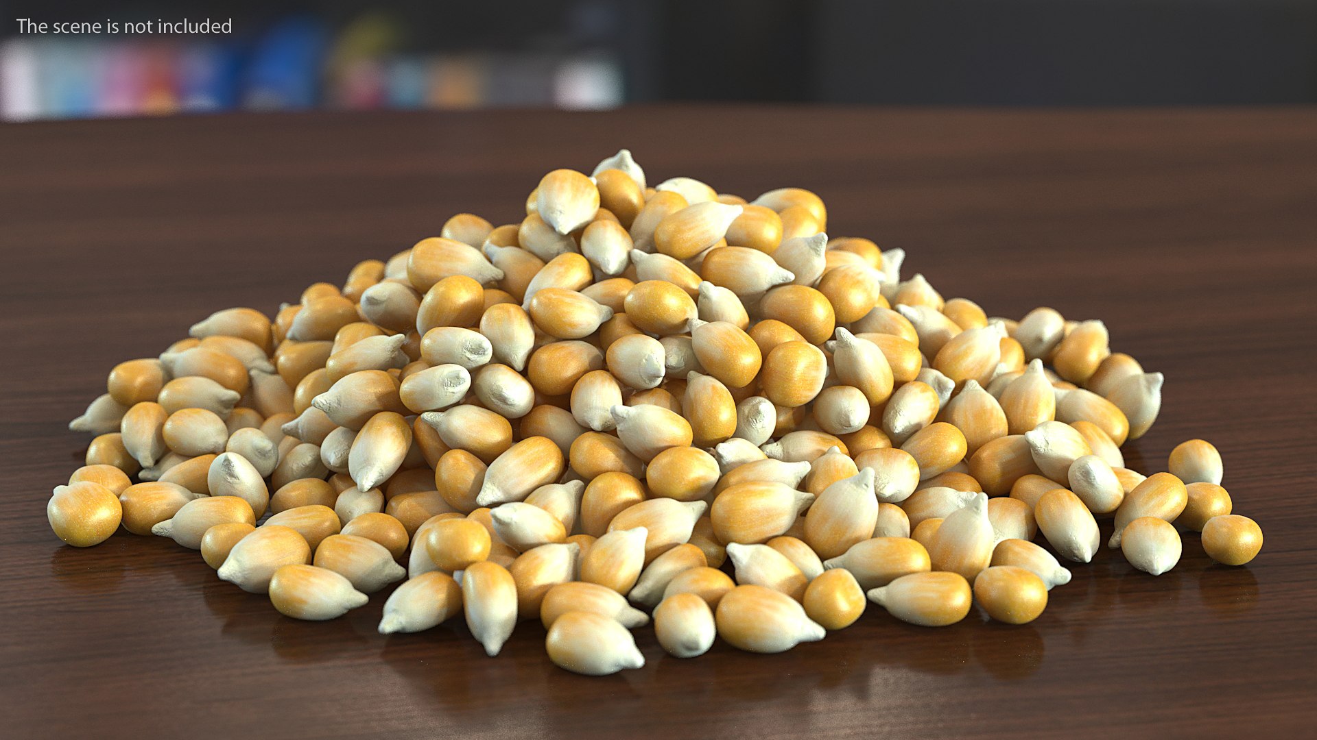 Corn Seeds Pile 3D Model - TurboSquid 1546107