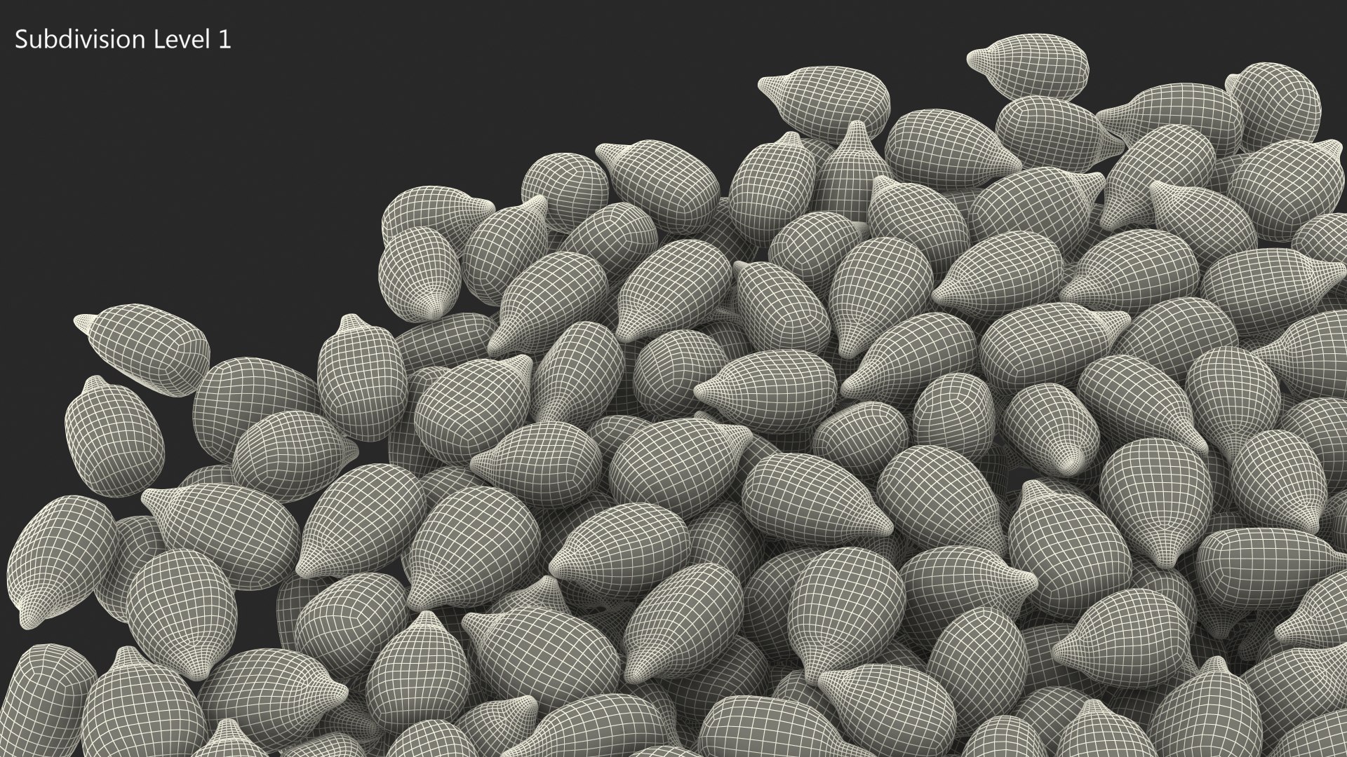 Corn Seeds Pile 3D Model - TurboSquid 1546107