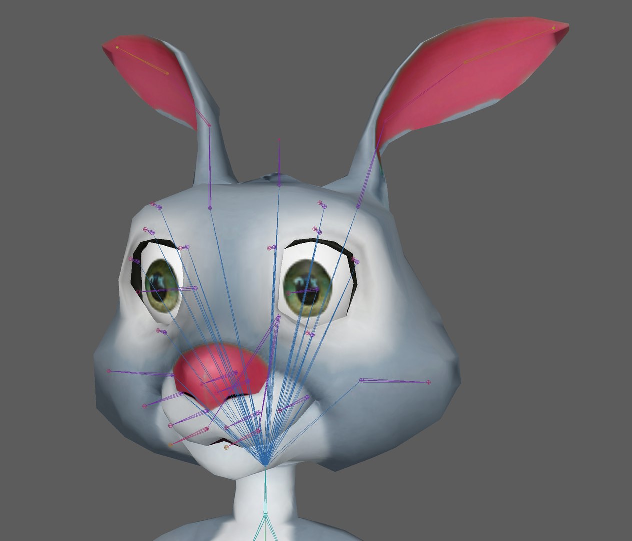 Cartoon Rabbit 3D Model - TurboSquid 2071960