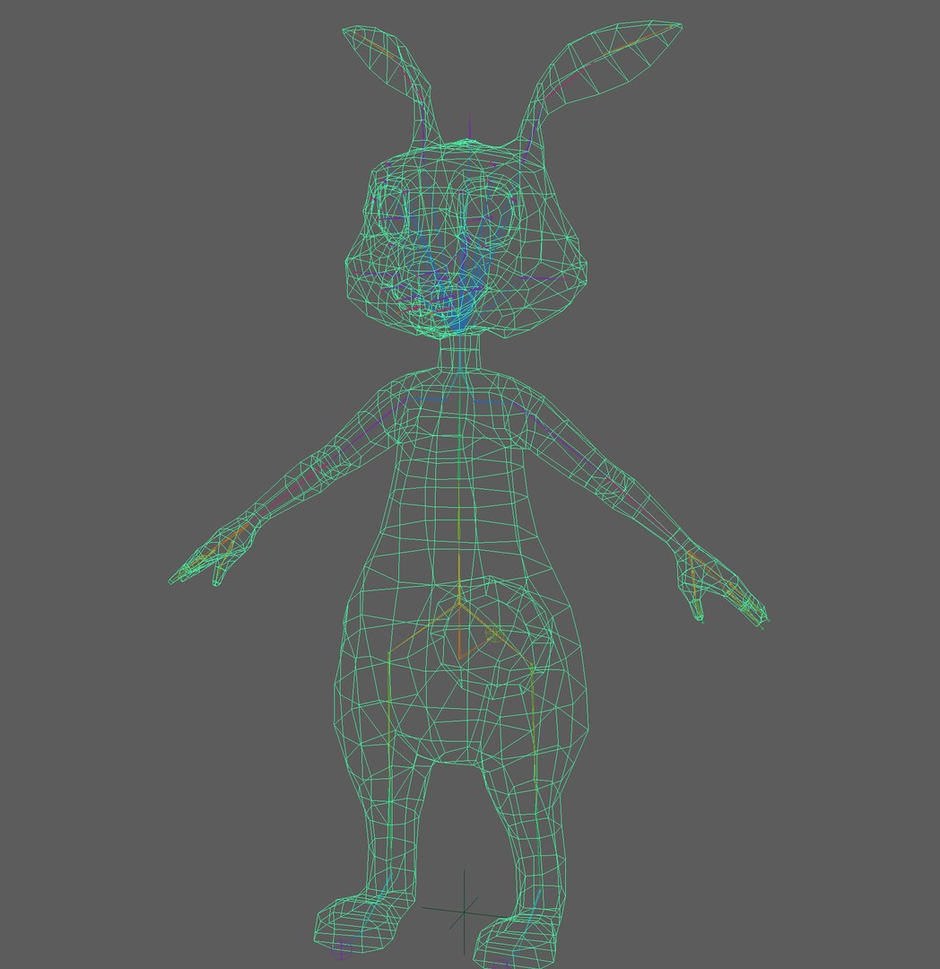 Cartoon Rabbit 3D Model - TurboSquid 2071960