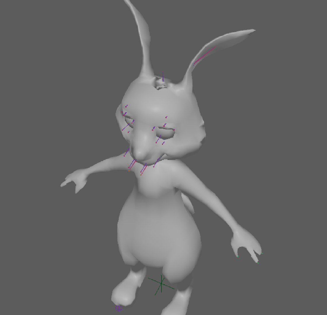 Cartoon Rabbit 3D Model - TurboSquid 2071960
