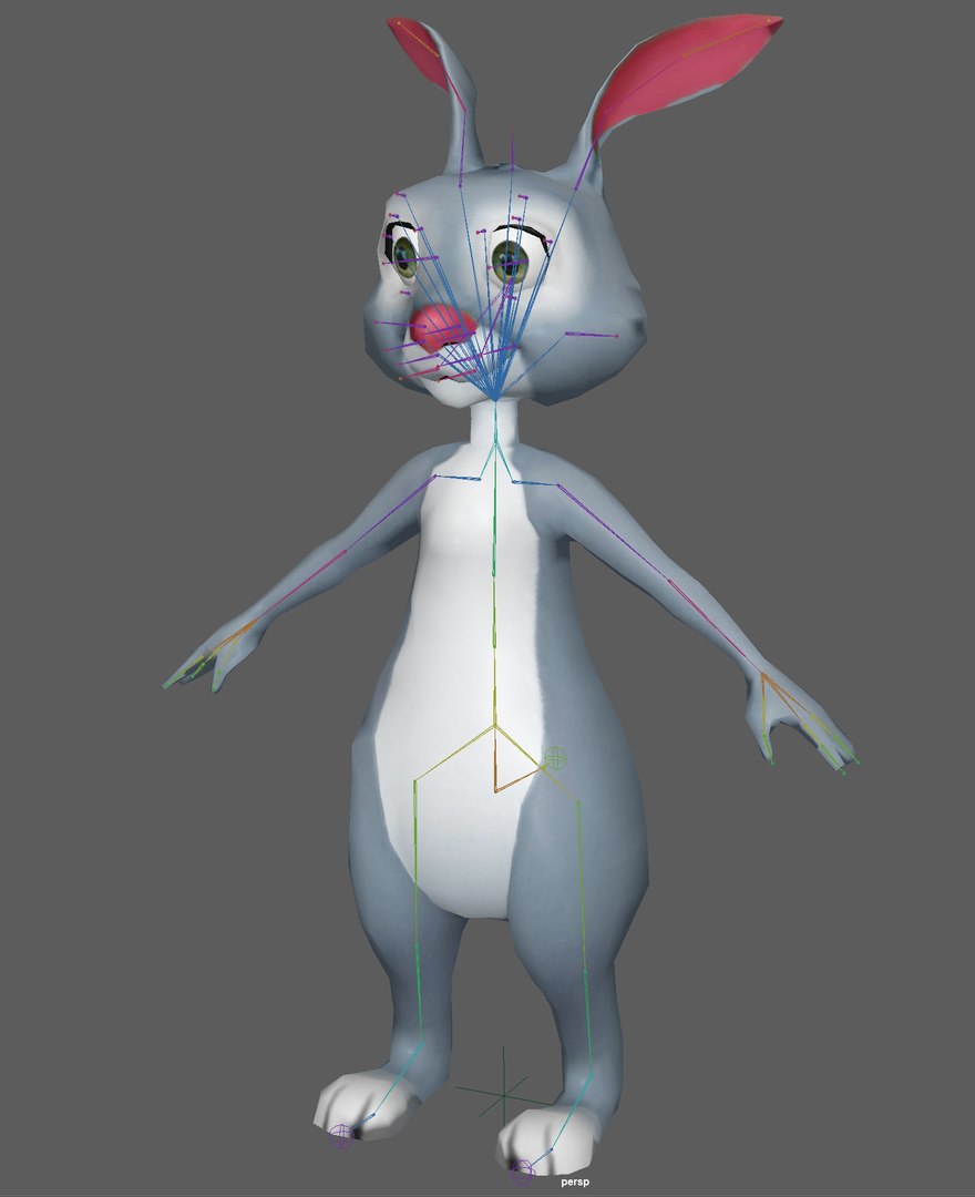 Cartoon Rabbit 3D Model - TurboSquid 2071960