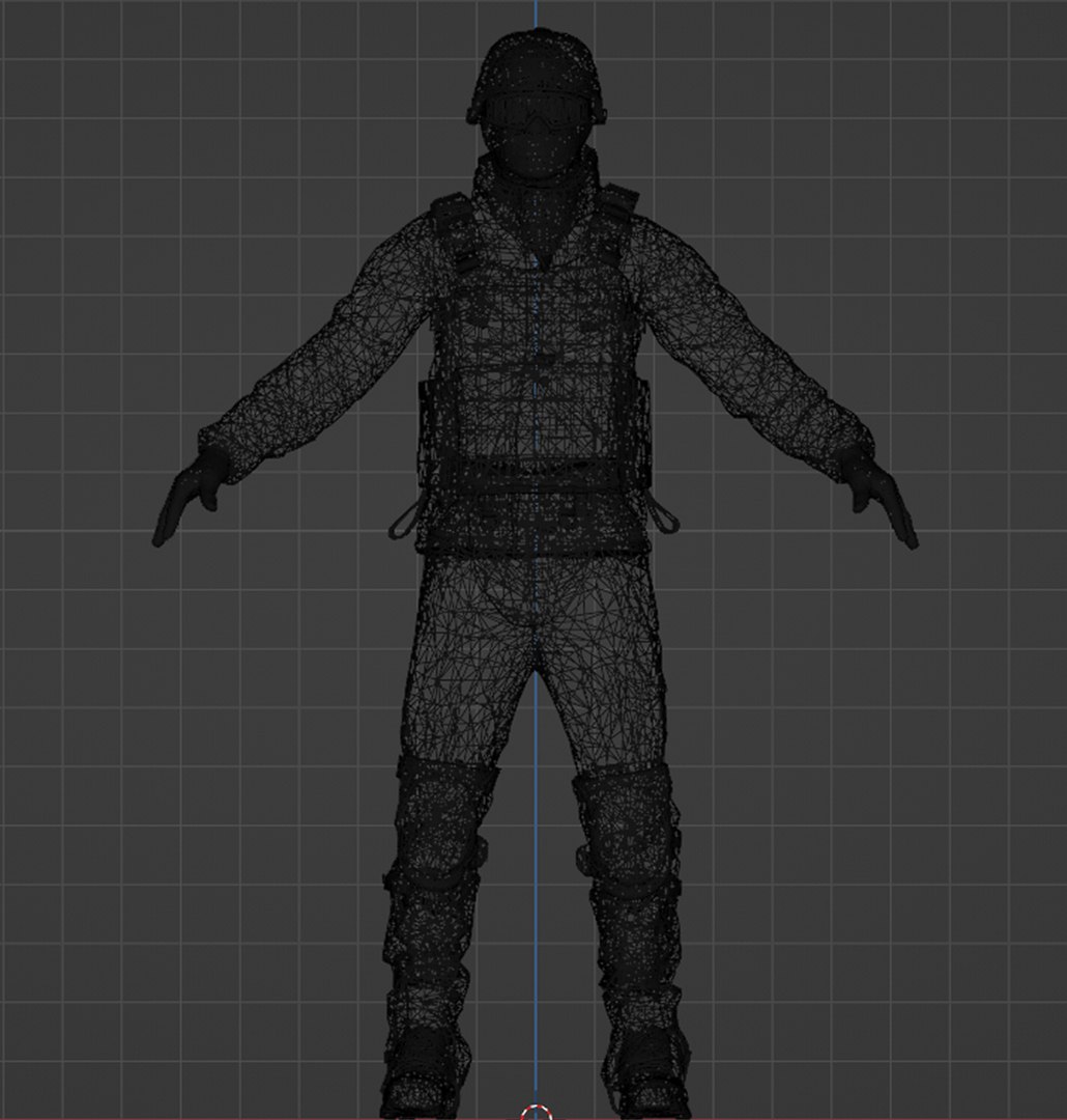 Tactical Character PBR Game Ready Model - TurboSquid 2465417