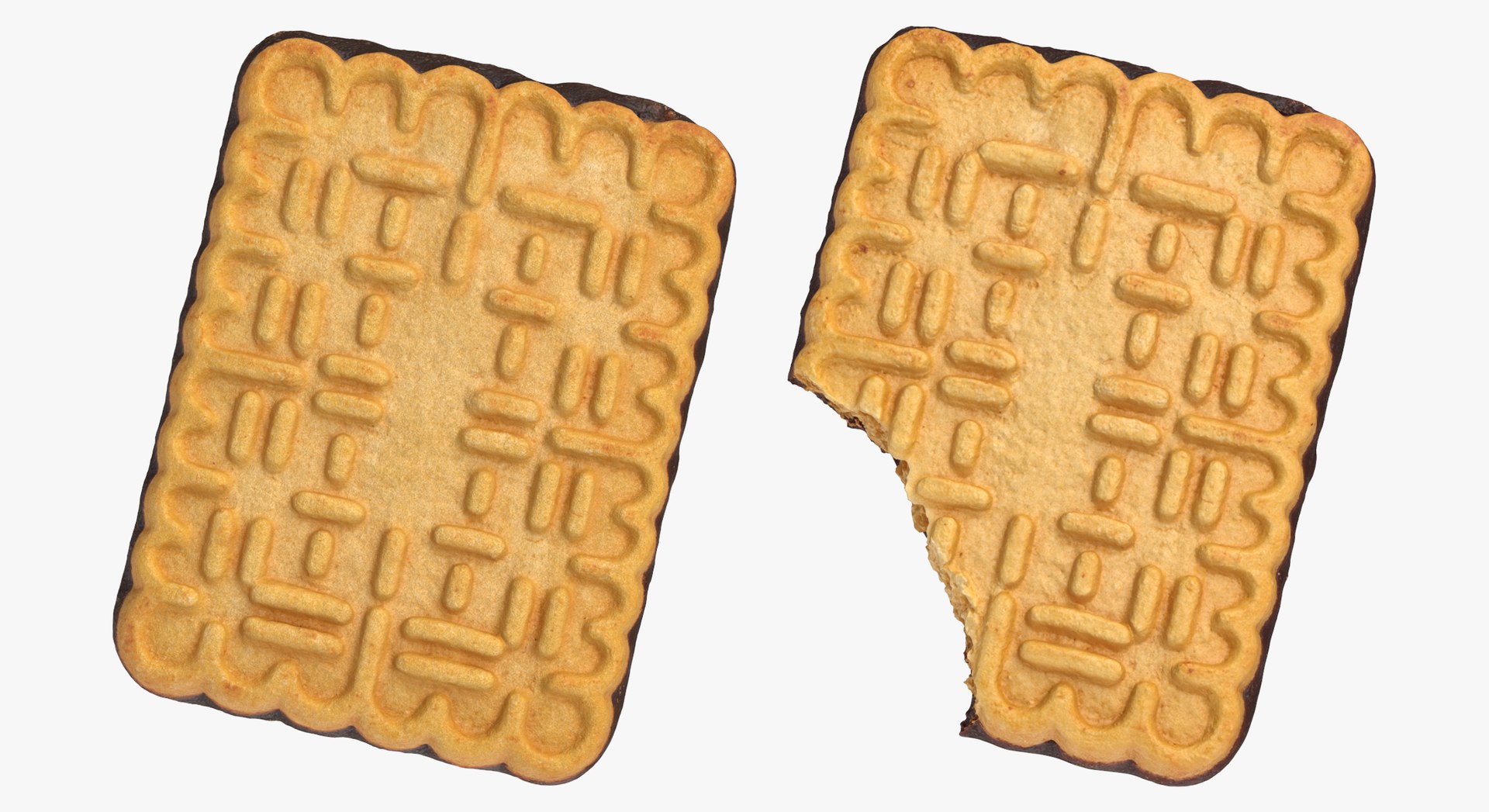 3D Christmas Chocolate Biscuits Collection 01 - 12 models model ...