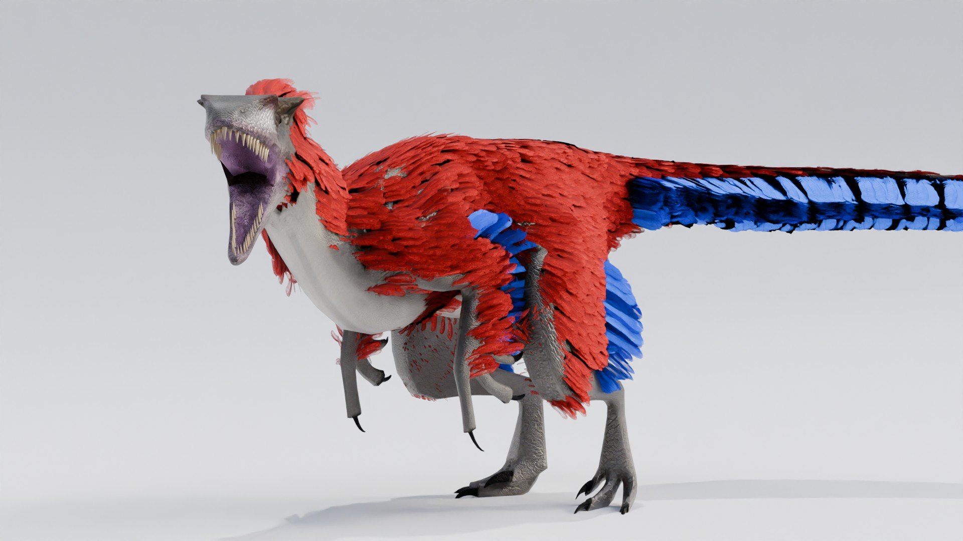 Jurassic World Dominion Pyroraptor 3D Model - TurboSquid 2356270