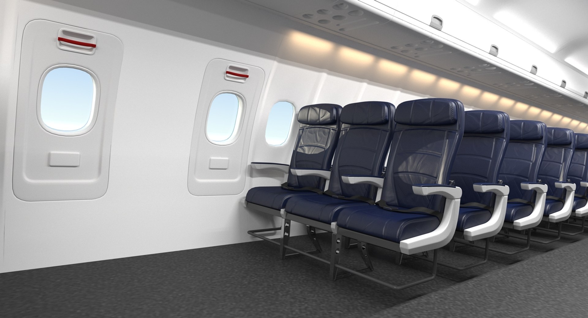 Boeing 757-300 interior cockpit 3D model - TurboSquid 1272150