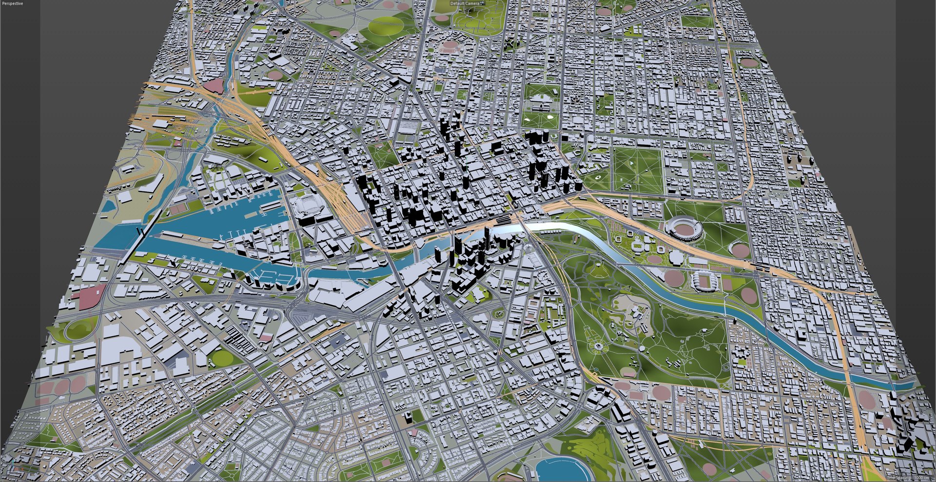 Melbourne Downtown Australia 3D Model - TurboSquid 1989301