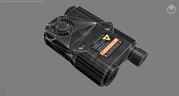 laser rifle 3d model