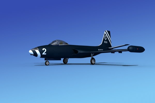 max cockpit f2h banshee jet fighter