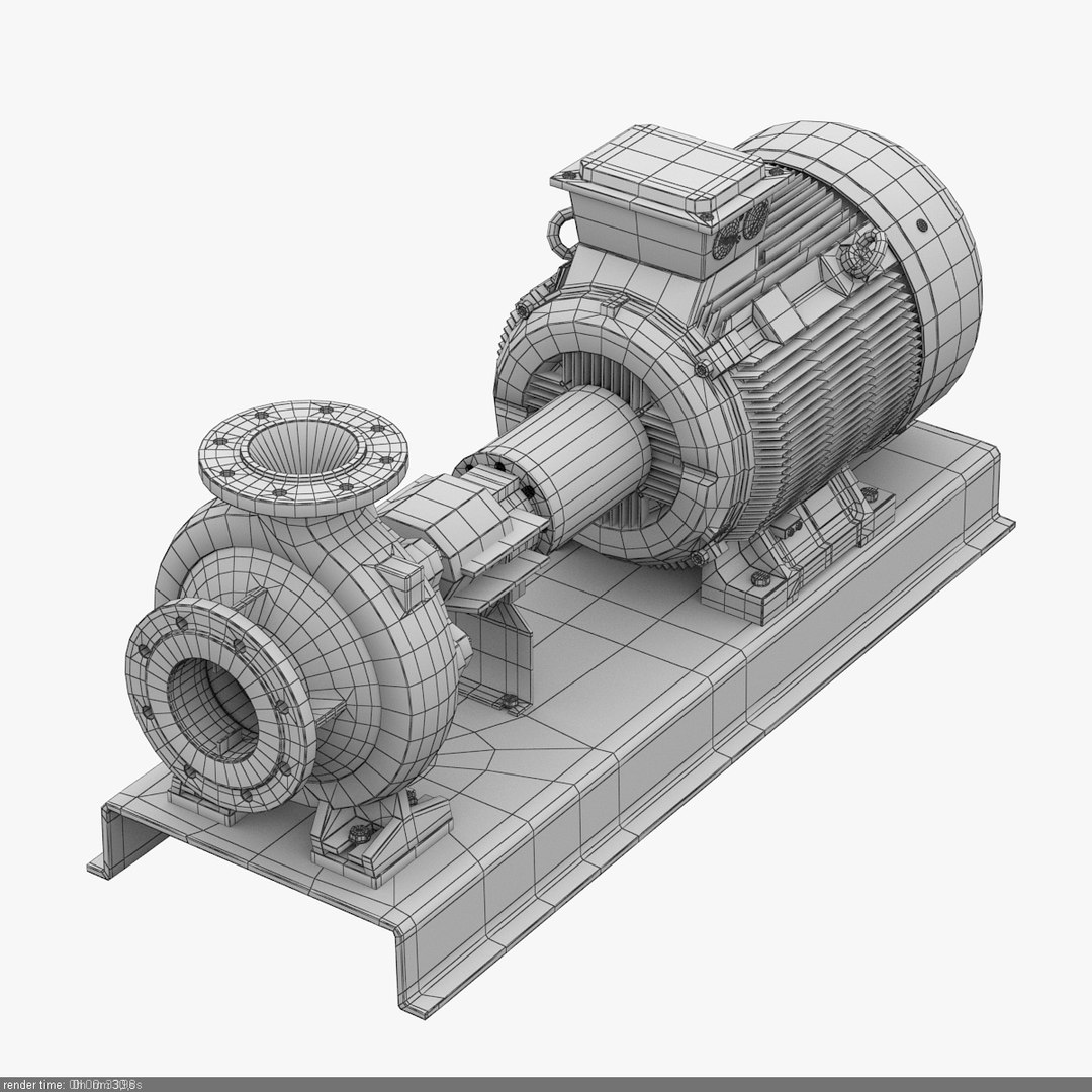 3D Pump Centrifugal Model - TurboSquid 1356895