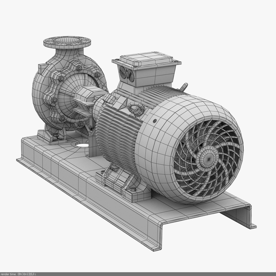 3D Pump Centrifugal Model - TurboSquid 1356895