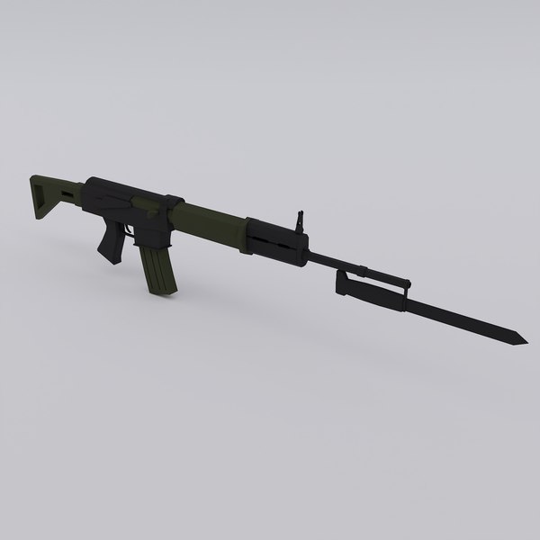 modelo 3d FN FNC assault rifle gun - TurboSquid 1992903