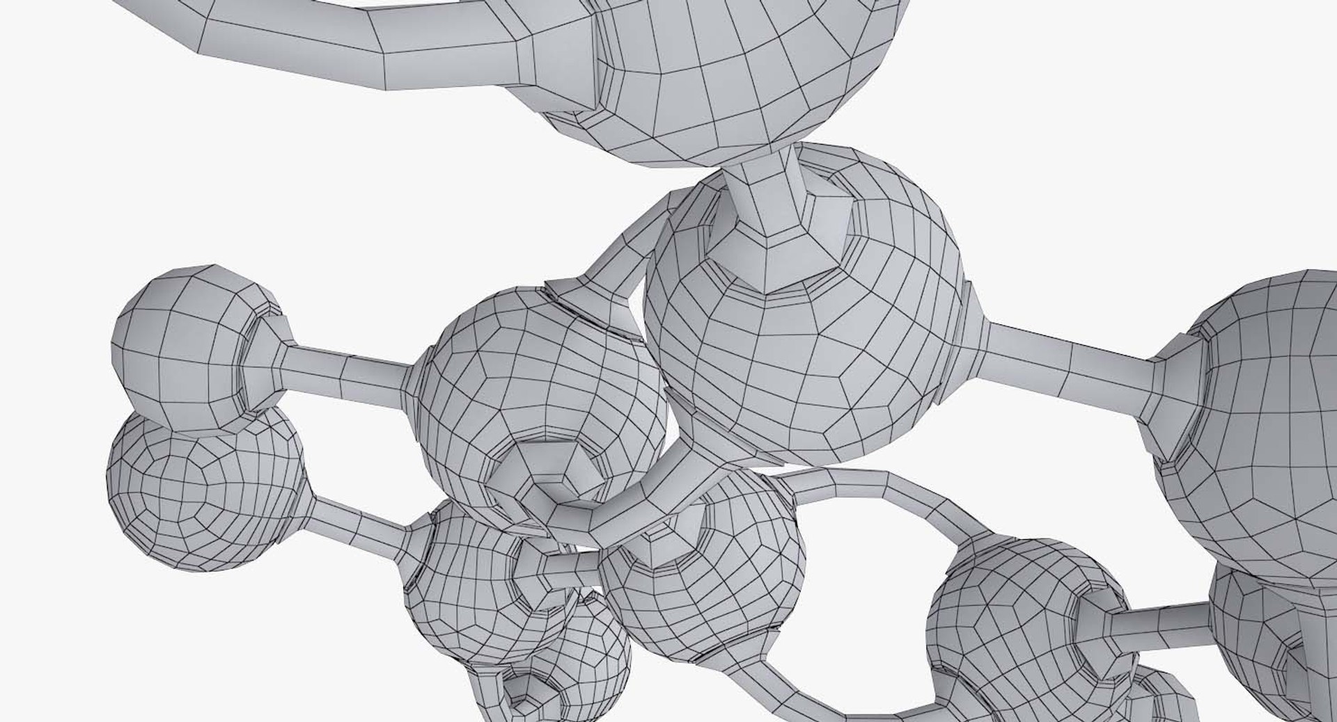 Trinitrotoluene Molecule Tnt 3d 3ds