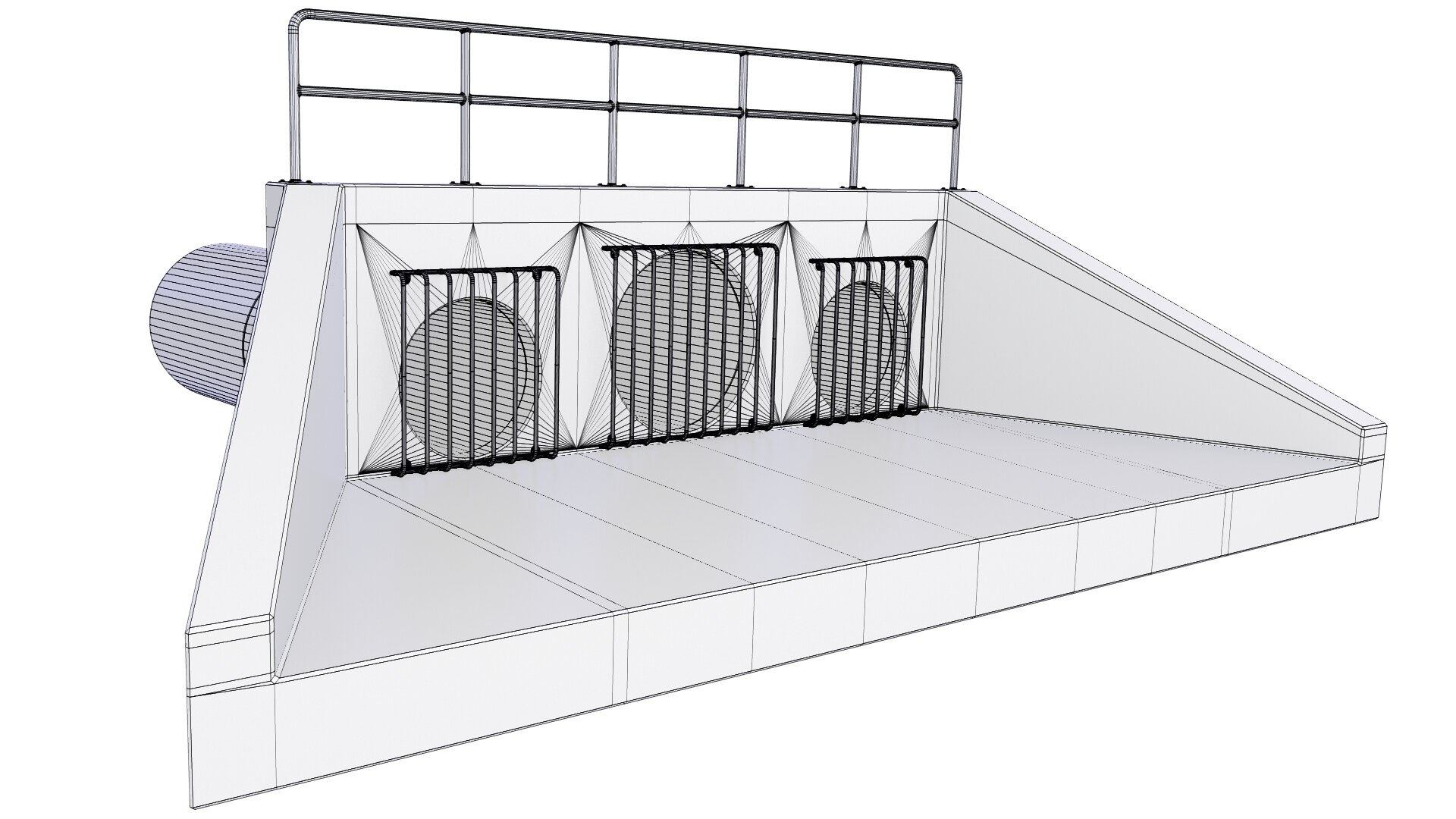 3D Concrete Storm Water Drainage Outlet 6 Model - TurboSquid 1979954
