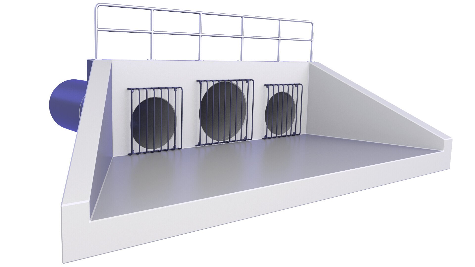 3D Concrete Storm Water Drainage Outlet 6 Model - TurboSquid 1979954