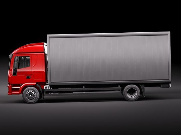 iveco eurocargo cargo truck 3d model