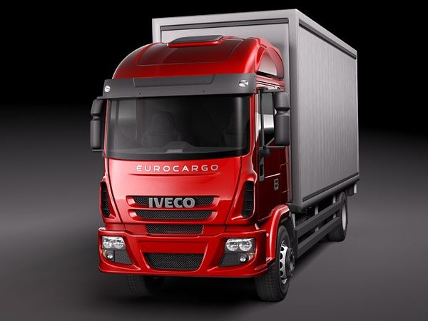 iveco eurocargo cargo truck 3d model