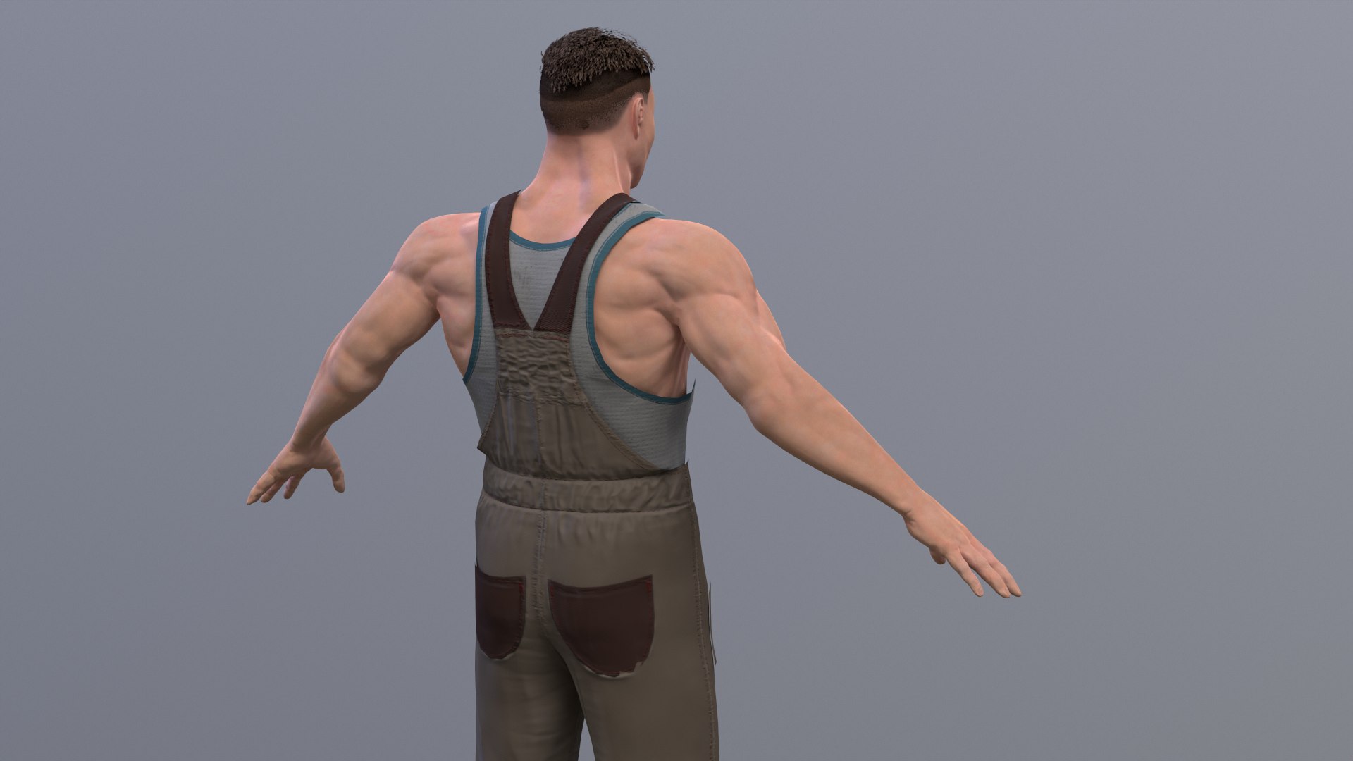 3D model Delivery Man Skined - TurboSquid 1751492