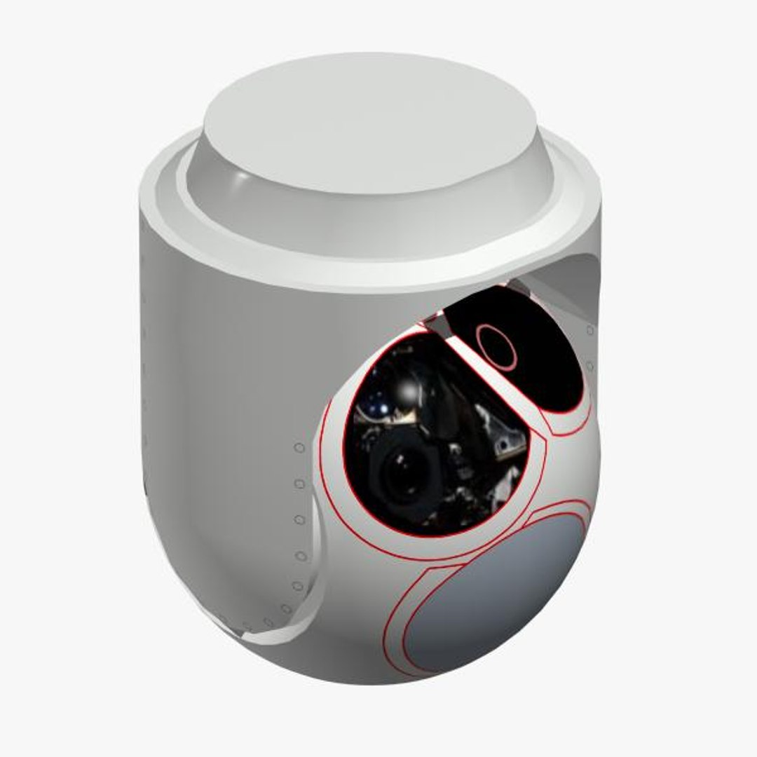 L-3 Electro-optical Sensor Mx-15hdi 3d Model
